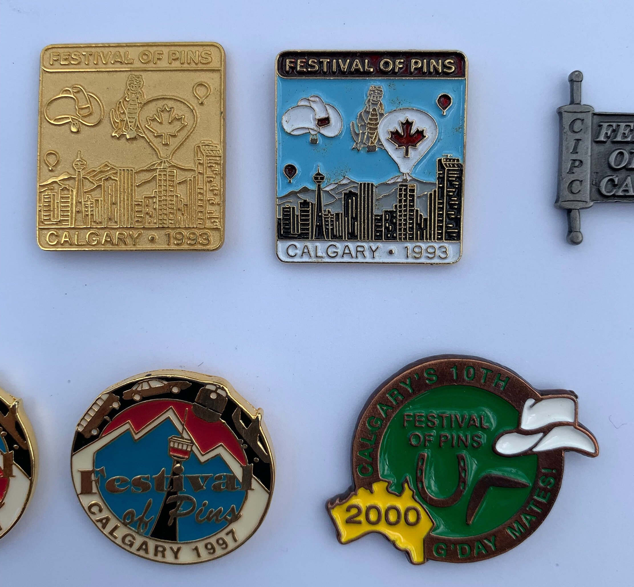 Calgary International Pin Club - Member & Pin Festival Pins – Lot of 25 ...