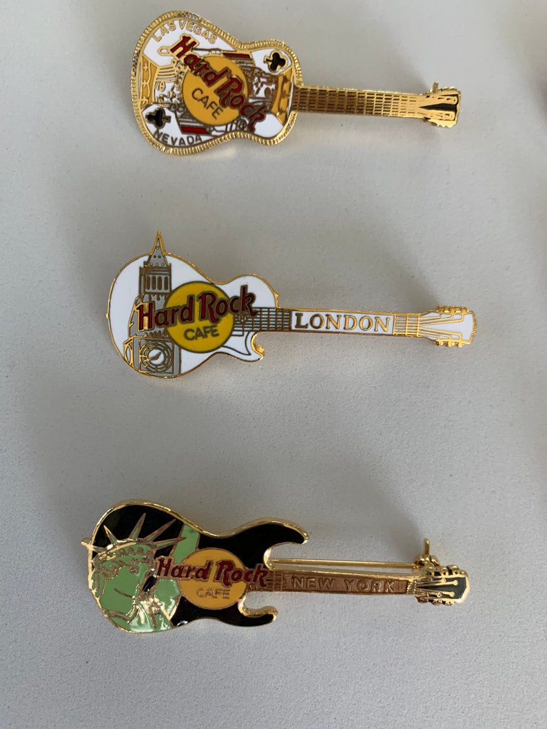 Hard Rock Guitar Pins - 12 Types to Choose From - Free Shipping - Etsy