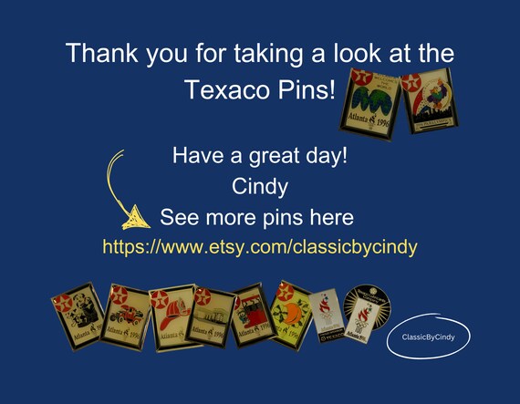 Texaco 96 Olympic Pins – Complete Set of 8 - Plus 2 =… - Gem