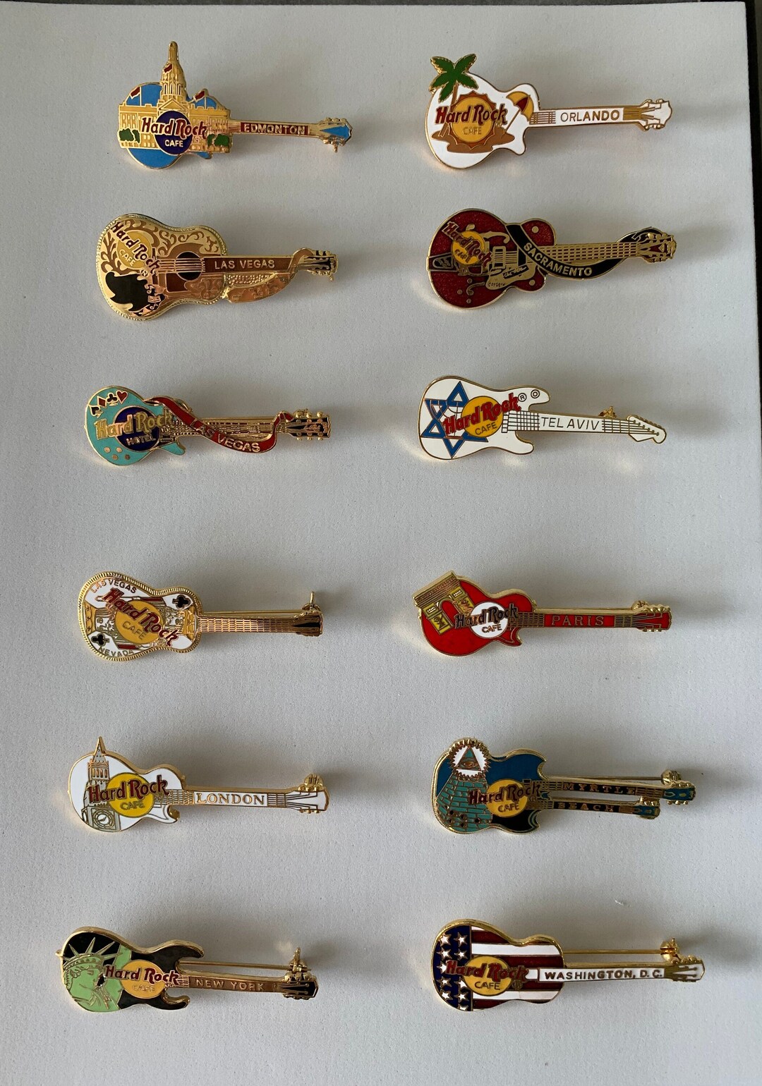 Hard Rock Guitar Pins - 12 Types to Choose From - Free Shipping - Etsy