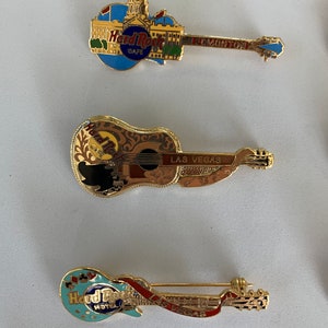 Hard Rock Guitar Pins - 12 Types to Choose From - Free Shipping - Etsy