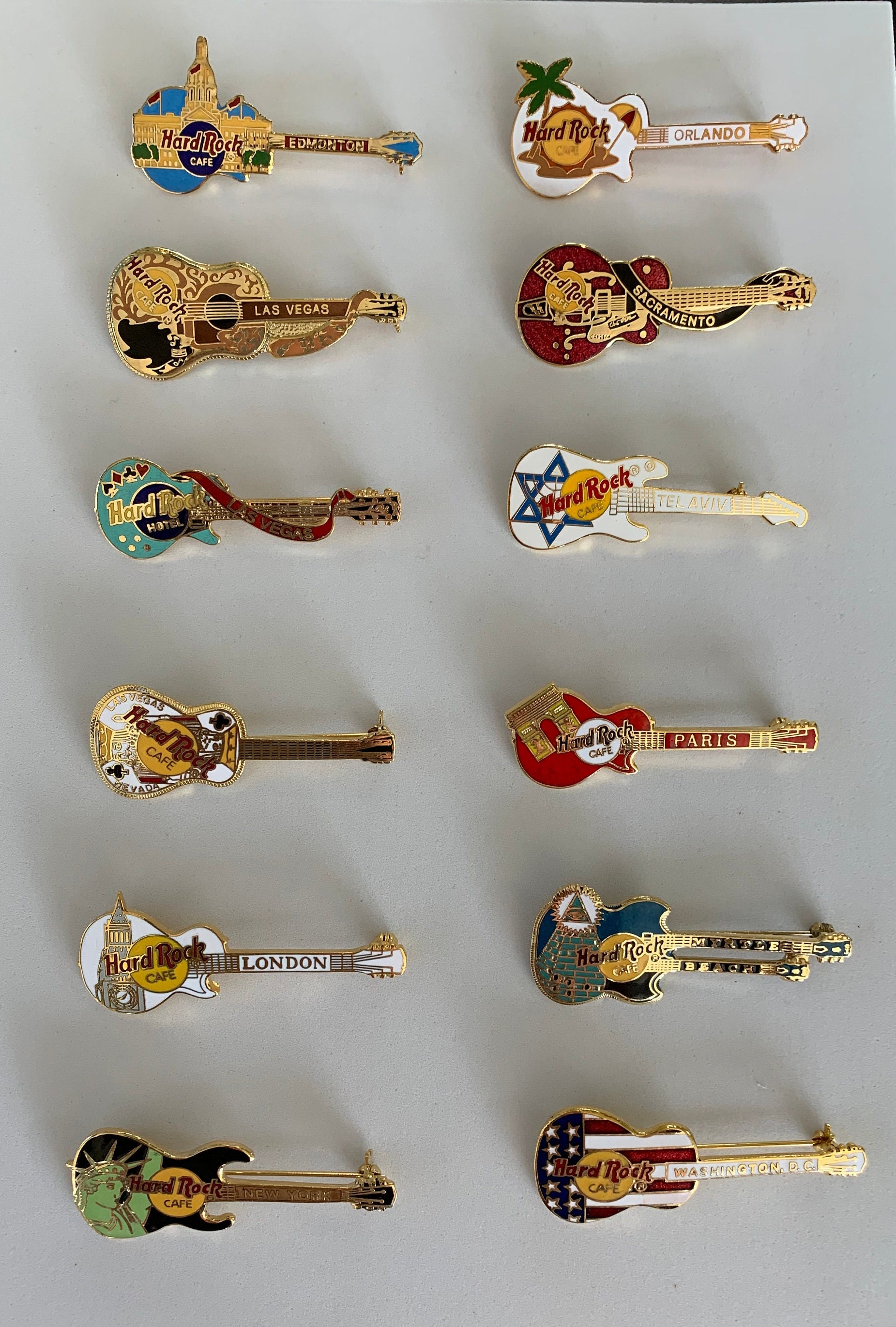Hard Rock Guitar Pins - 12 Types to Choose From - Free Shipping - Etsy