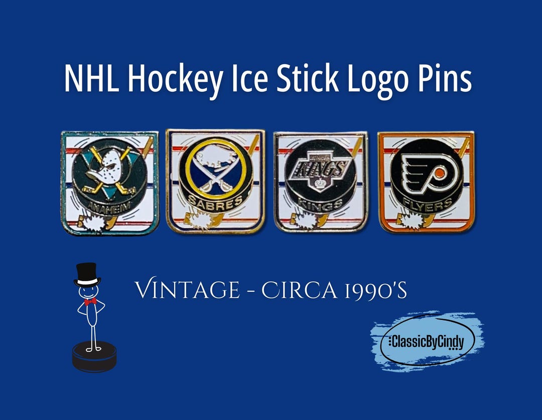 NHL Hockey Logo Pins - Vintage – Anaheim Ducks – Buffalo Sabres – Los ...