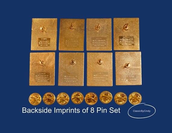 Texaco 96 Olympic Pins – Complete Set of 8 - Plus 2 =… - Gem