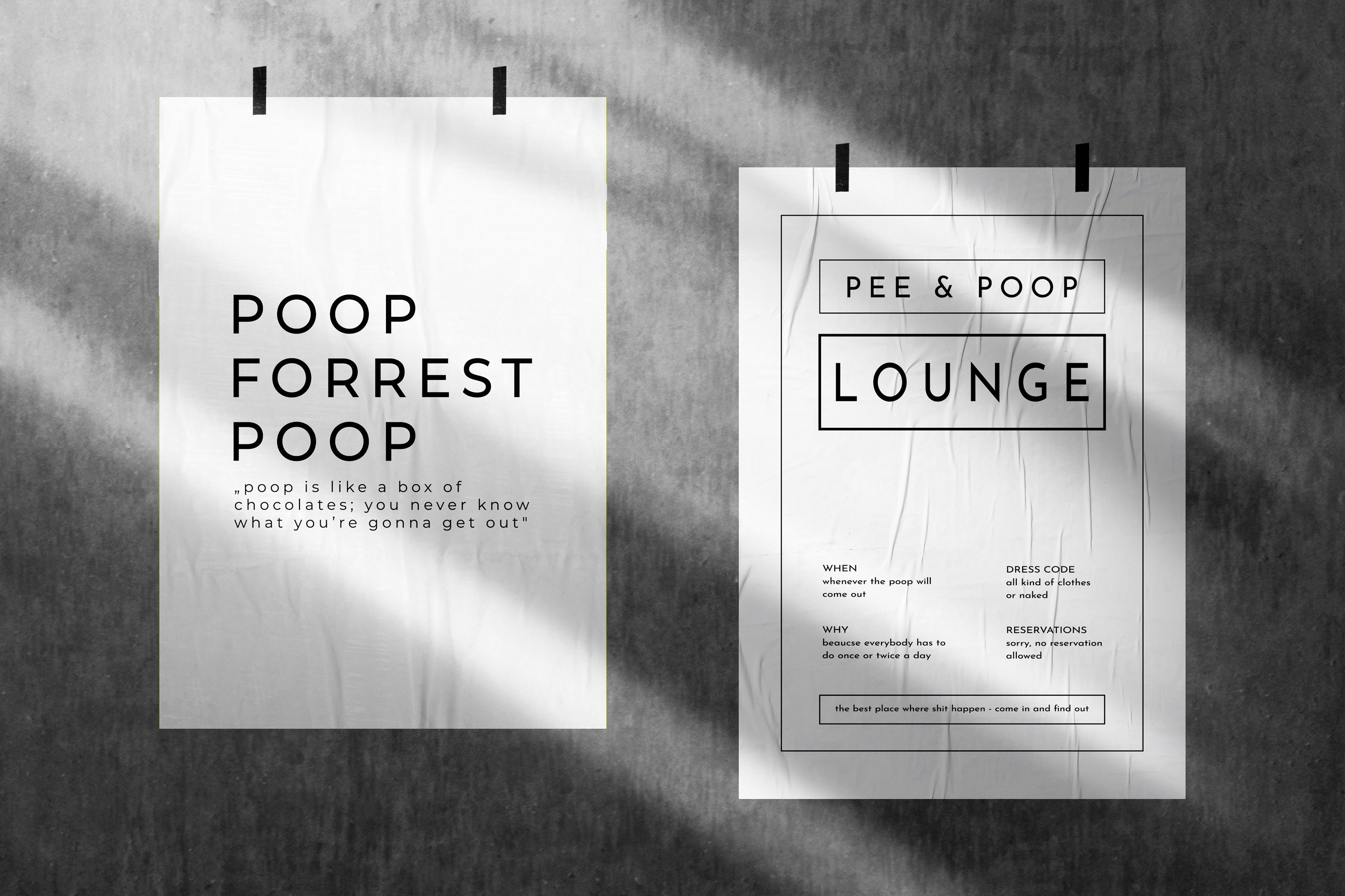 Pee & Poop Lounge Poster - Etsy