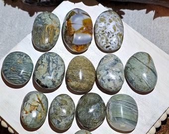 Ibis Jasper Crystal / Polished Ibis Jasper / Ibis Jasper Palm Stone ...