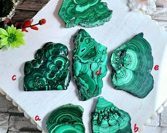 Polished Malachite Slab Variety, Grade A Malachite Slice - Etsy