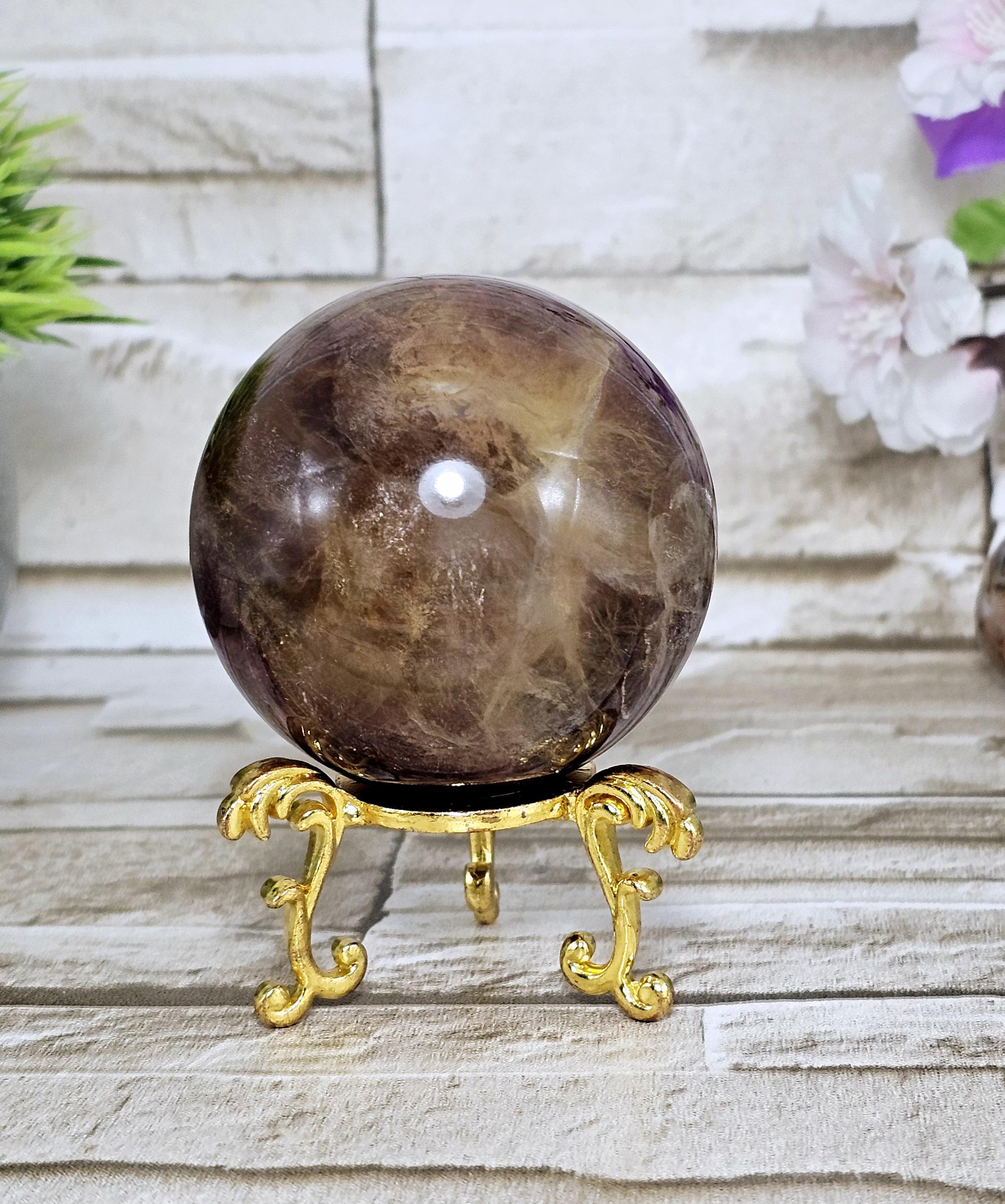 Candy Fluorite Sphere / 58mm / Rainbow Fluorite / Chakra / Rocks and ...