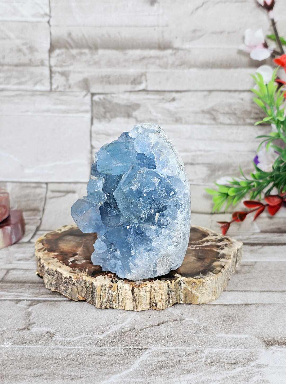 Celestite Freeform / 3 / Blue Quartz / Chakra / Blue Celestite / St17 ...