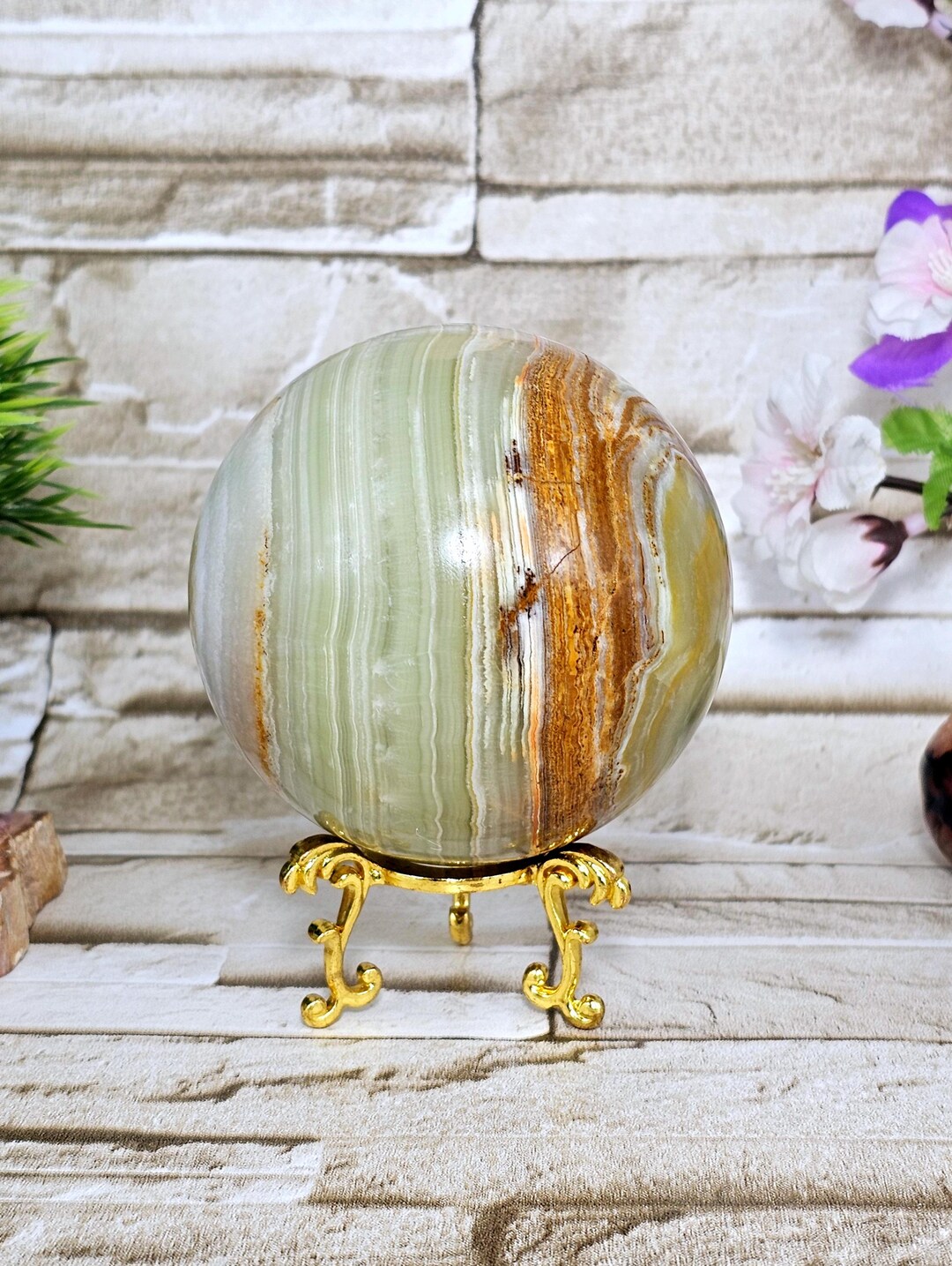 Afghanistan Jade Sphere / 81mm / Green Jade / Afghan Jade / Chakra ...