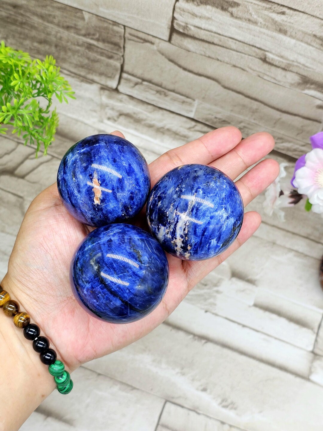 Sodalite Sphere / Blue Sphere / Chakra / Rocks and Minerals - Etsy