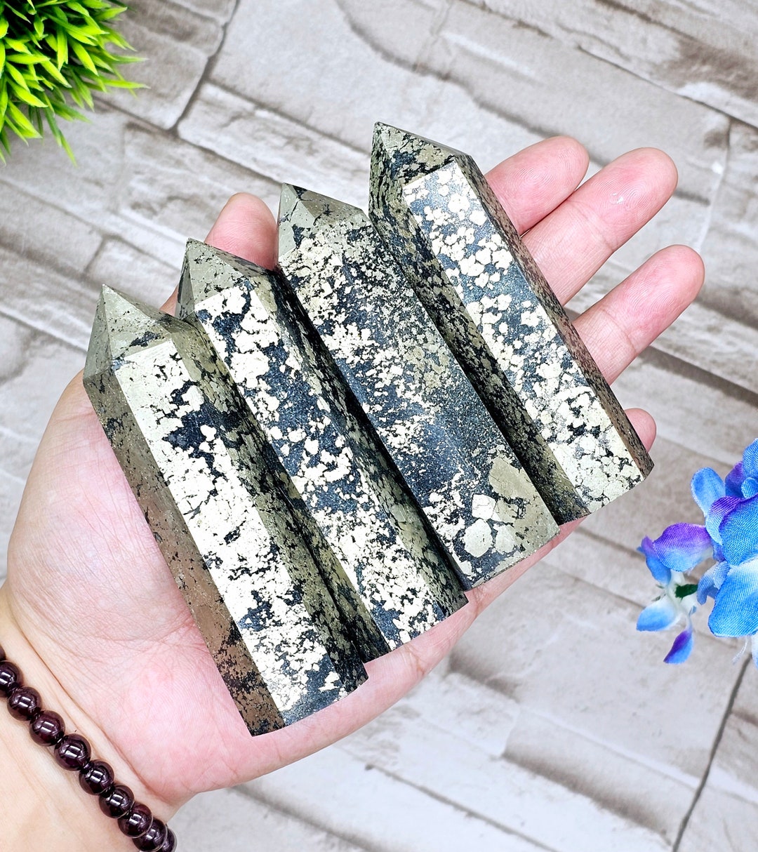 Pyrite Tower / 3.6" / Chakra / Rocks and Minerals - Etsy