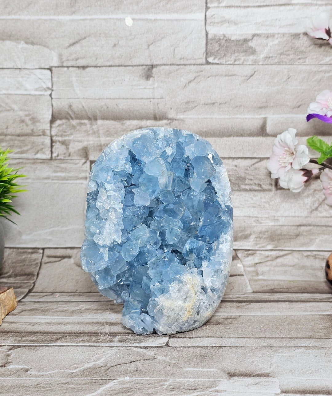 Celestite Freeform / 4.7 / Blue Quartz / Chakra / Blue Celestite - Etsy