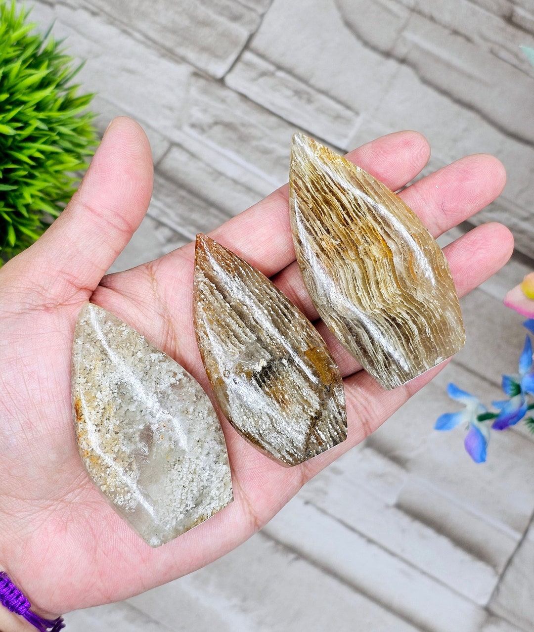 Thousand Layer Freeform / Garden Quartz / Lodolite / Chakra / Rocks and ...
