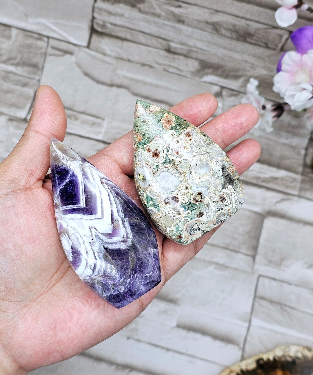 Rainforest Jasper / Dream Amethyst / Get Both / Chakra / Rocks and ...