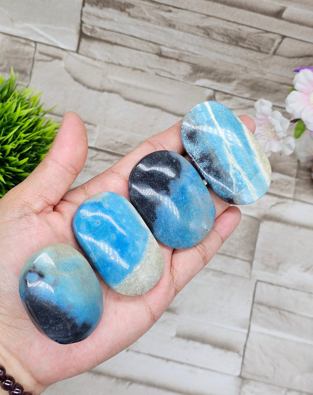 Trolleite Palm Stone / Chakra / Rocks and Minerals - Etsy