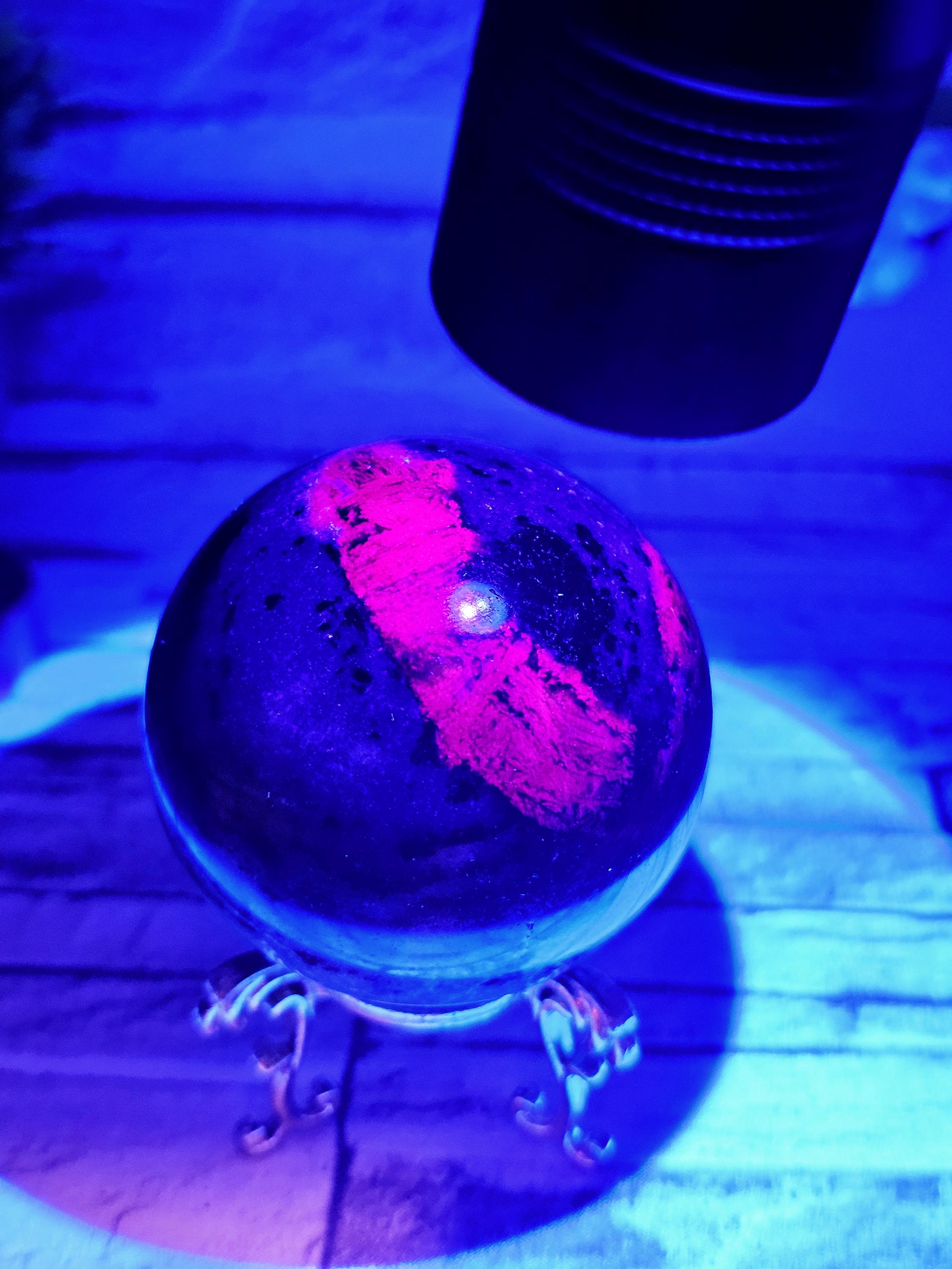 Ruby Zoisite Sphere / 62mm / UV Reactive / Chakra / Rocks and Minerals ...