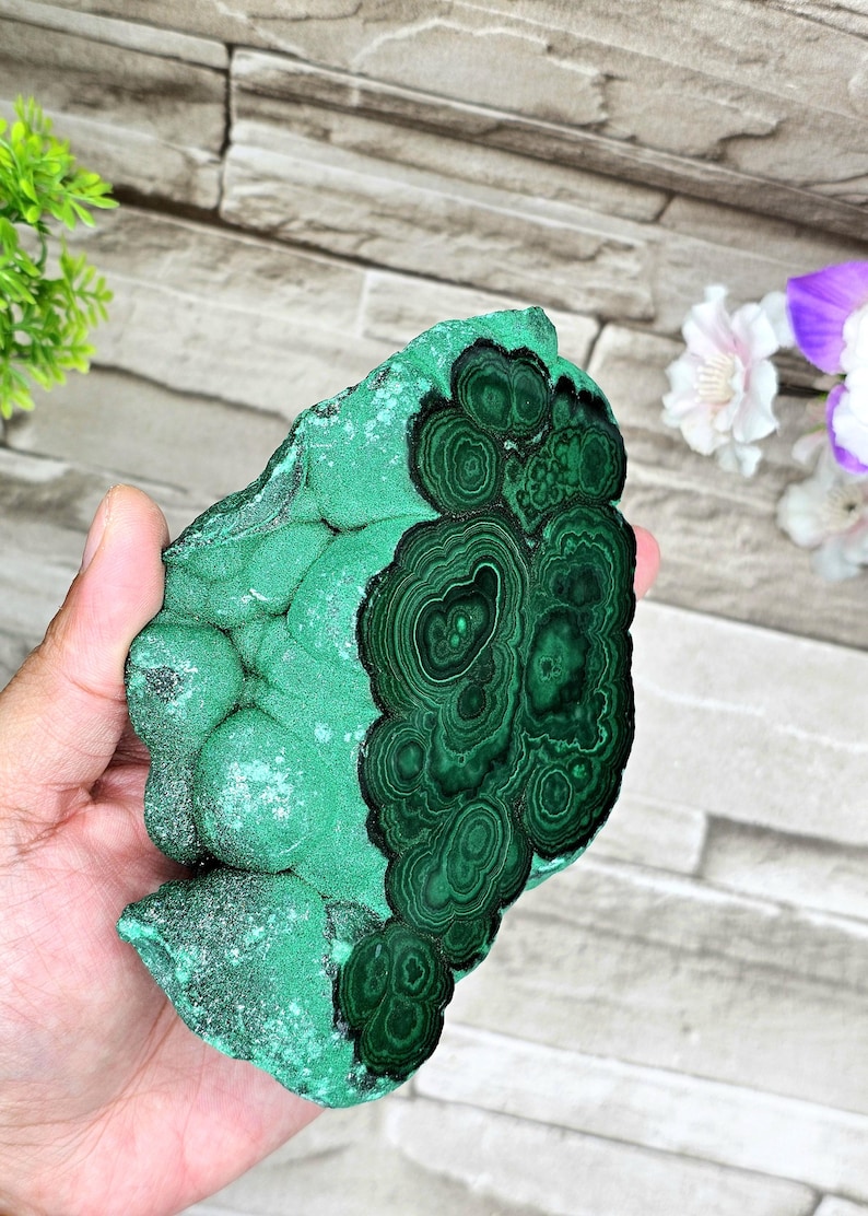 Malachite Freeform / Green Specimen / Home Decor / Chakra / Rocks and ...