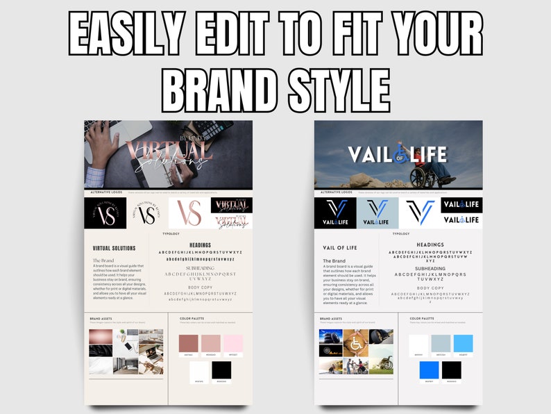 Branding Kit Template Brand Boards Business Branding Boards Branding