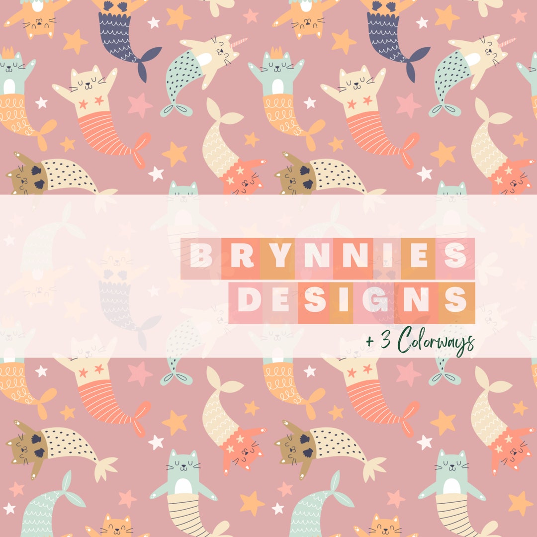 Mercat Magic- Under the Sea- 3 Colorways- Mermaid- Magical Whimsy ...