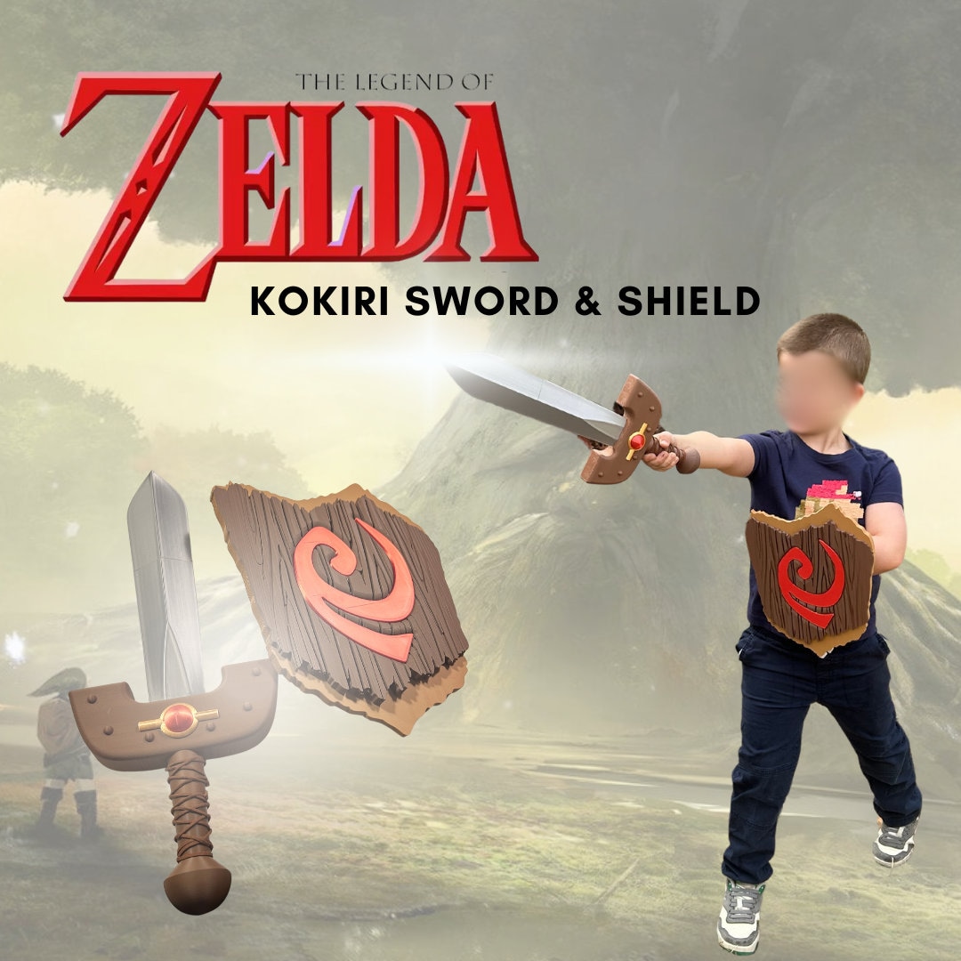 Kokiri Sword & Shield - Etsy