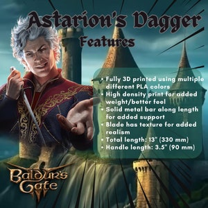 Astarion's Dagger - Etsy