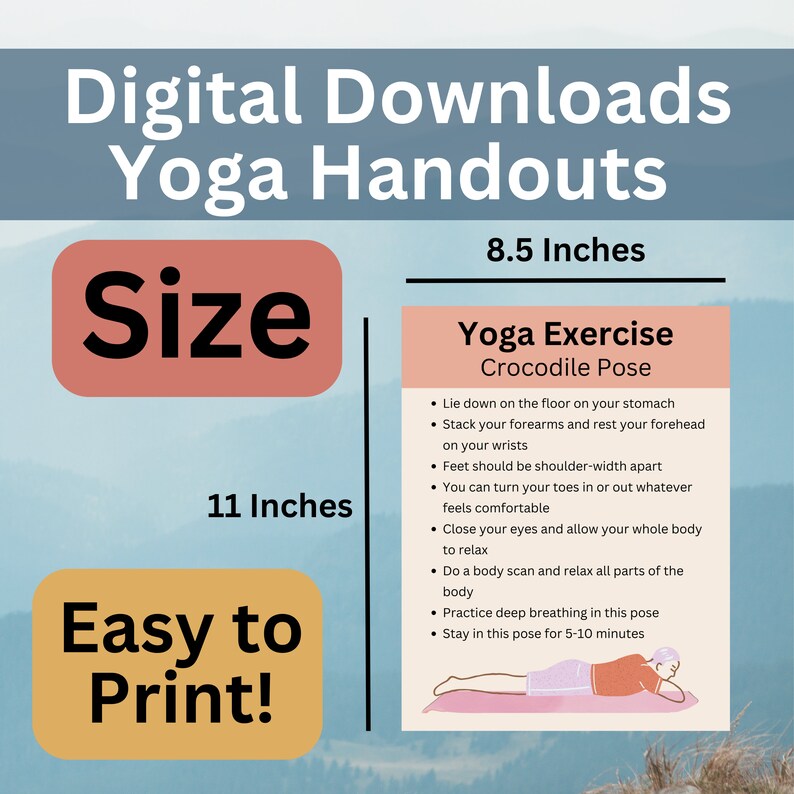 Yoga Handouts for Mental Health: Coping Skills by Therapist | Digital ...