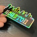 Houston Sticker, Houston TX Holo Sticker Houston Texas Decal, Downtown ...