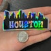 Houston Sticker, Houston TX Holo Sticker Houston Texas Decal, Downtown ...