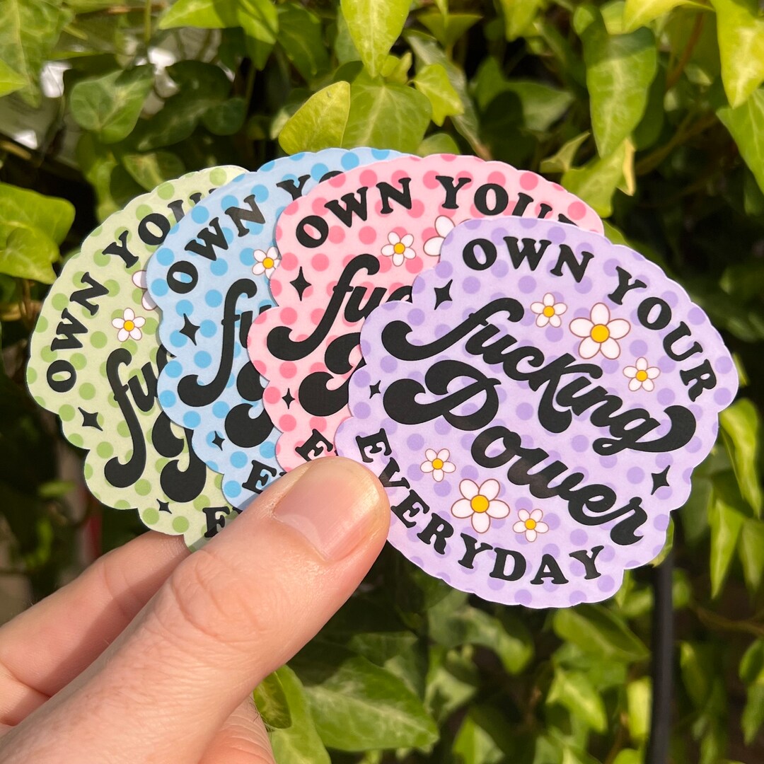 Colorful Cute Mental Health Sticker for Her - Etsy