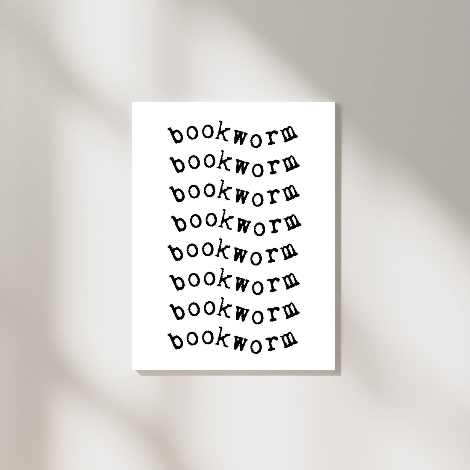 Bookworm Printable, Book Nook Library, Reading Nook Decor, Book Lover ...