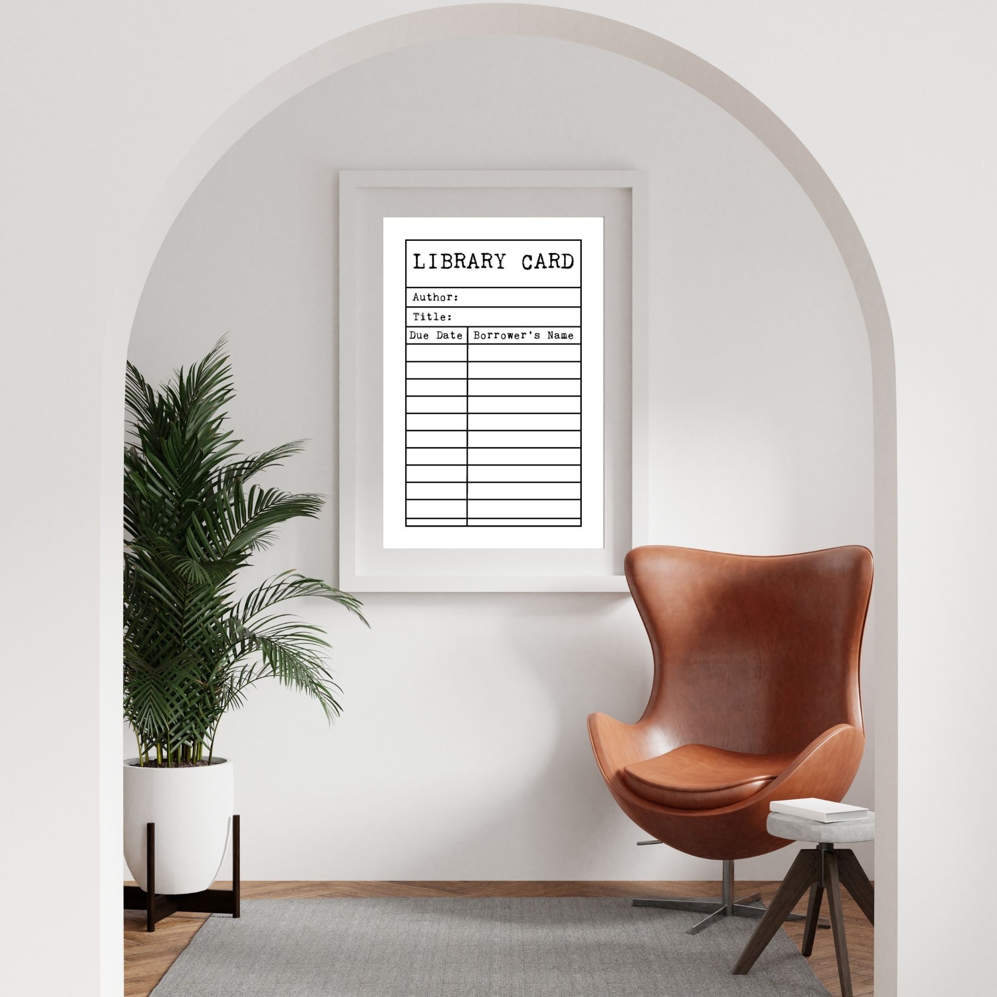 Library Card Print, Library Art, Classroom Decor Printable, School ...