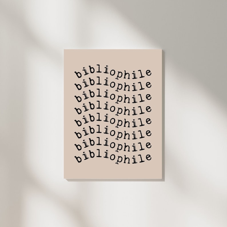 Bibliophile Printable, Book Nook, Reading Corner, Gift for Readers ...