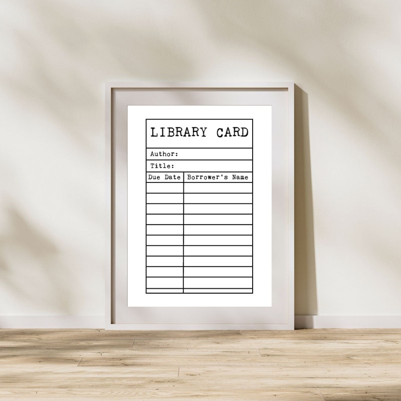 Library Art - Etsy