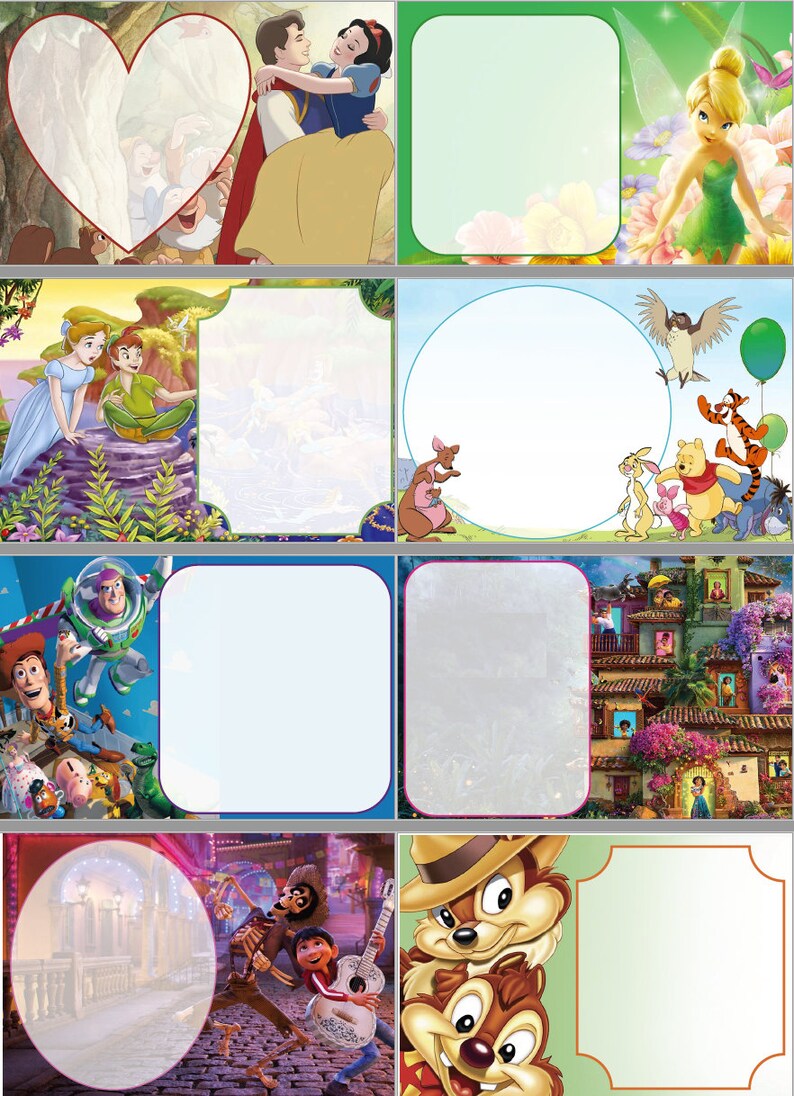 Character Autograph Pages 36 Count in 4x6 Size INSTANT - Etsy