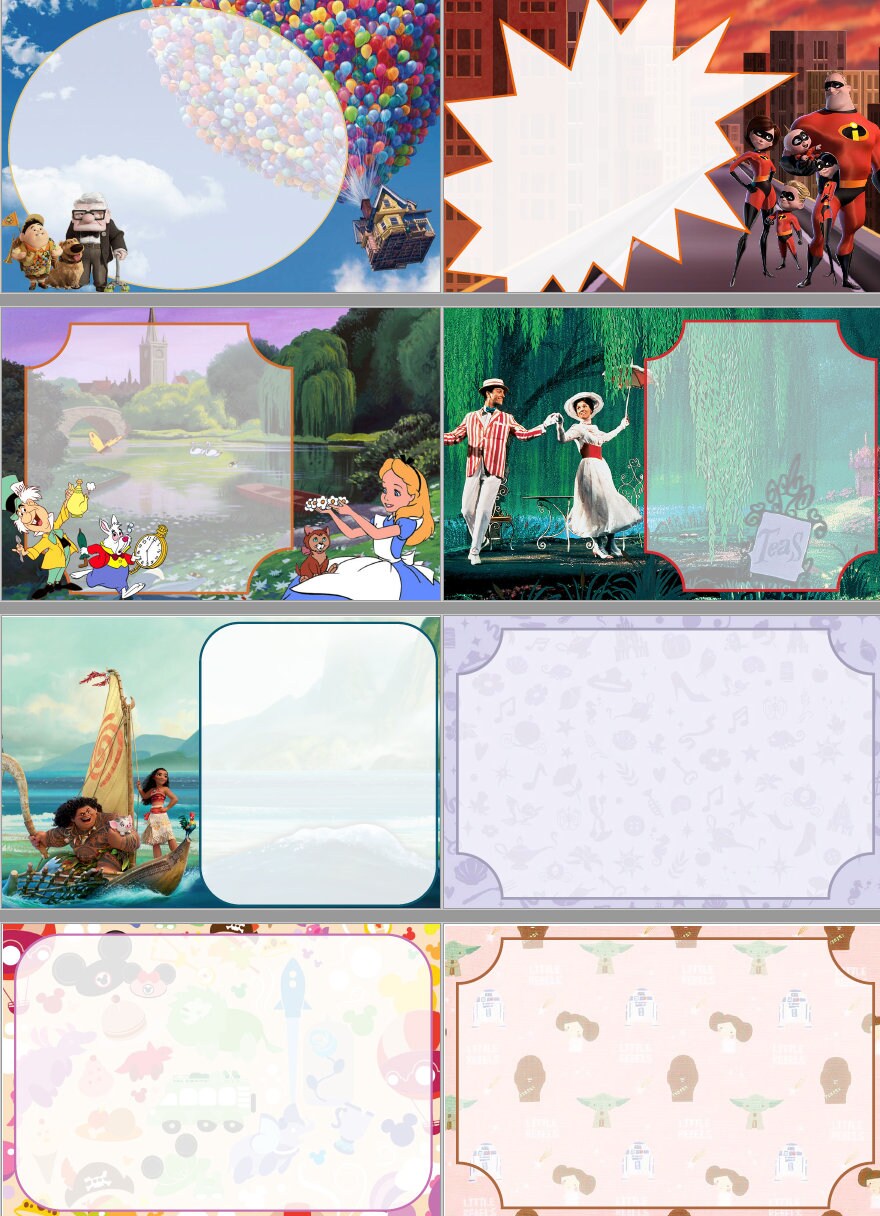 Character Autograph Pages 36 Count in 4x6 Size INSTANT - Etsy