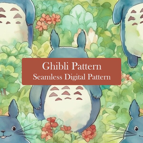 Ghibli Pattern - Etsy