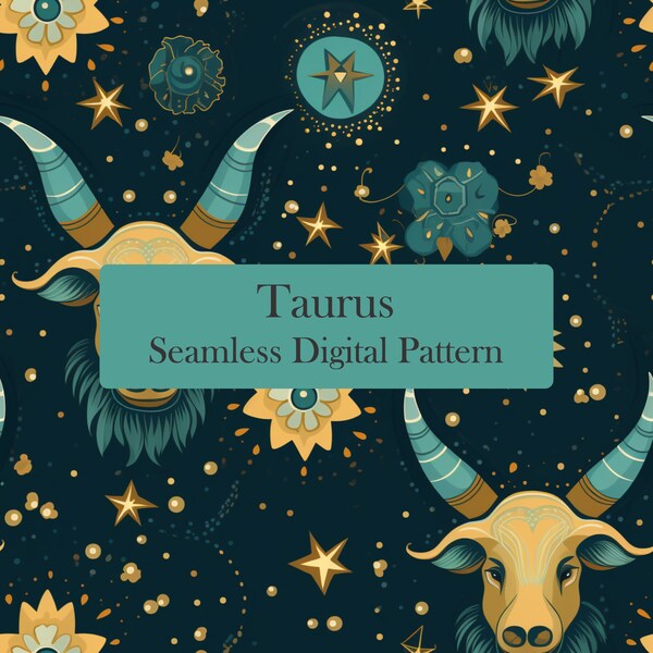 Taurus Pattern - Etsy
