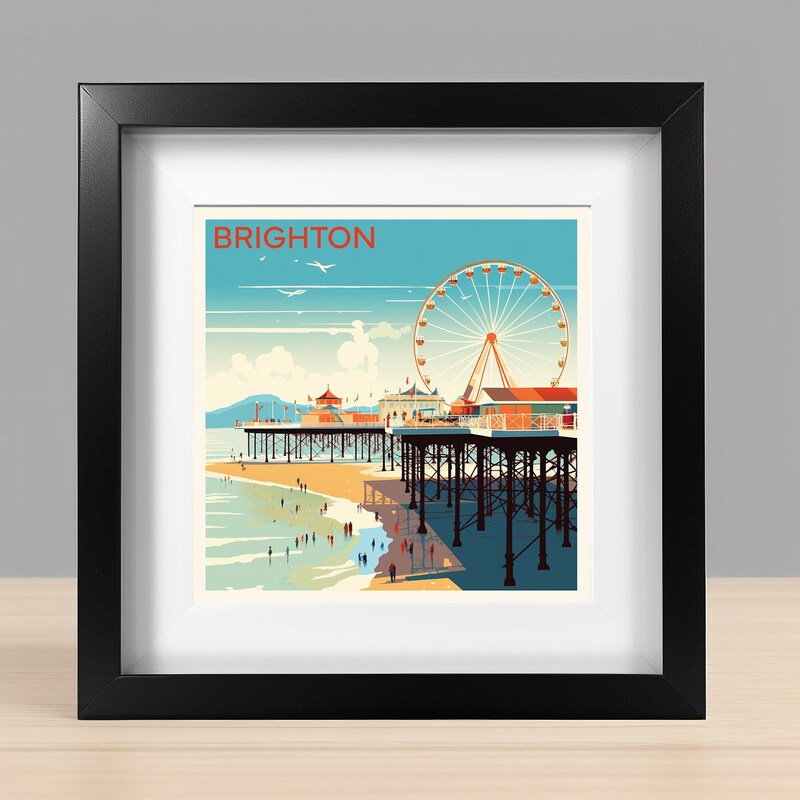 Brighton Poster - Etsy UK