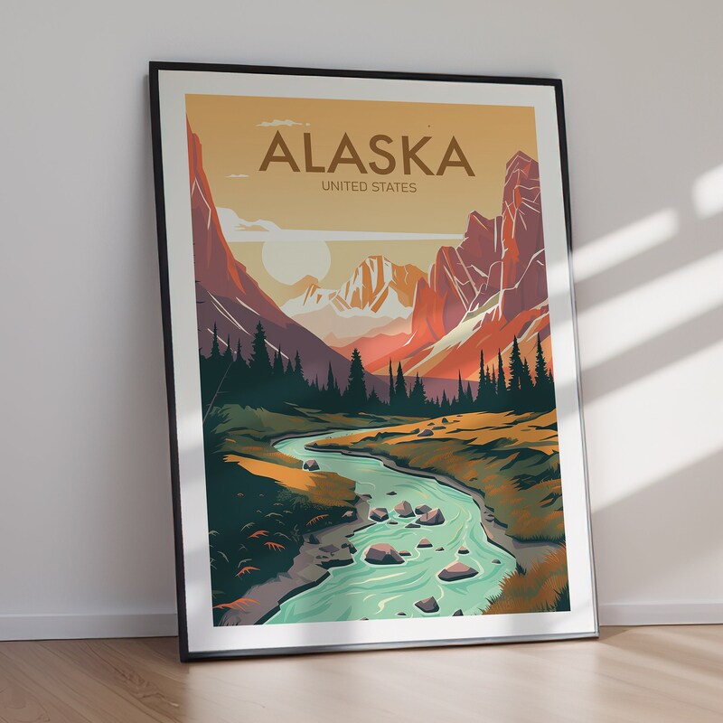 Alaska Poster - Etsy