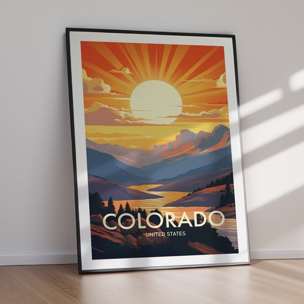 Colorado Poster - Etsy