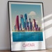 QATAR, PRINTABLE Travel Poster, Travel Art, Poster Print, Digital Print ...