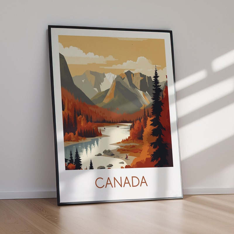 Canada Travel Poster - Etsy Canada