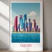 QATAR, PRINTABLE Travel Poster, Travel Art, Poster Print, Digital Print ...