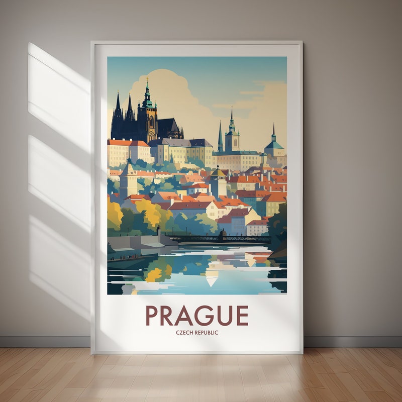Prague Poster - Etsy