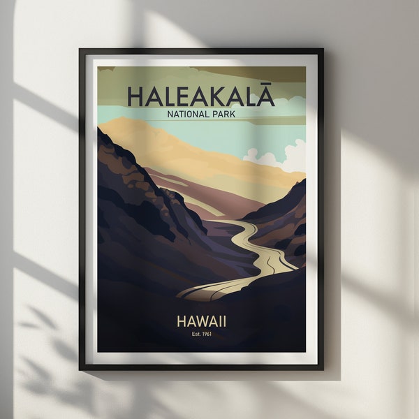 Haleakalā National Park Poster - Etsy
