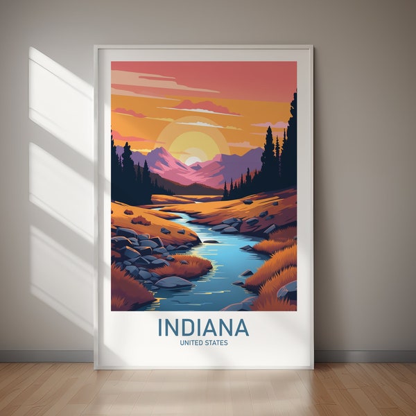 Indiana Wall Art - Etsy