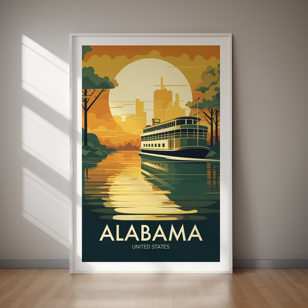 Alabama Poster - Etsy