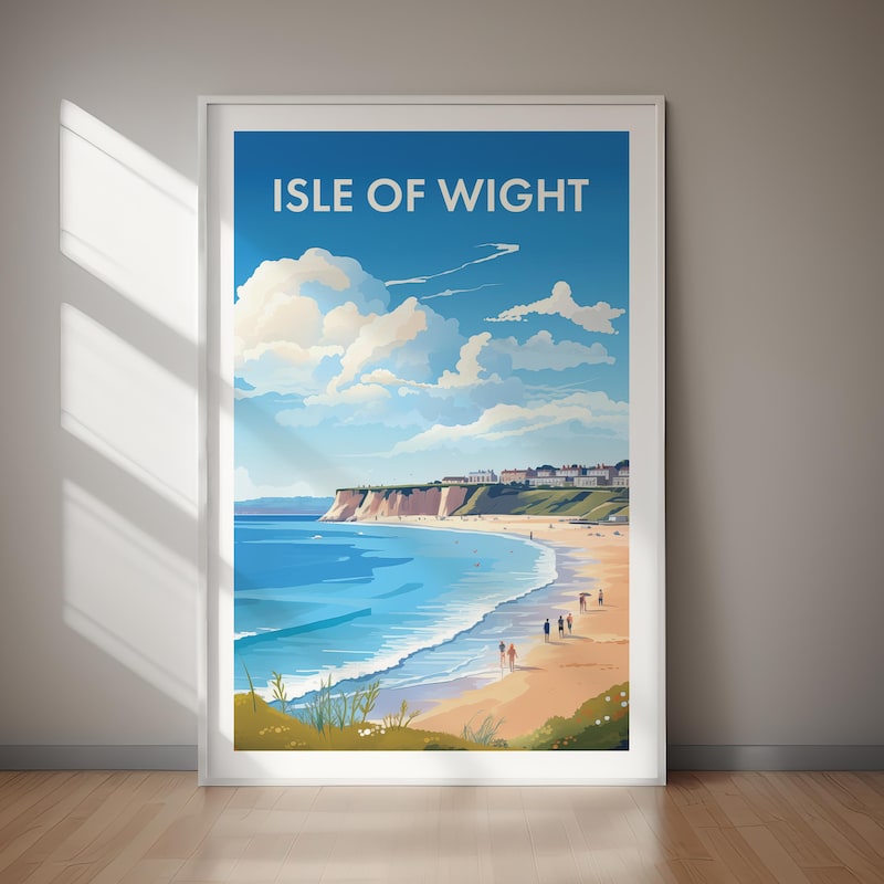Isle of Wight Print - Etsy UK