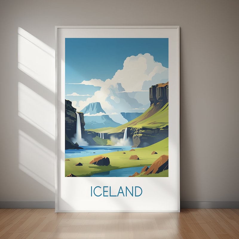 Iceland Poster - Etsy